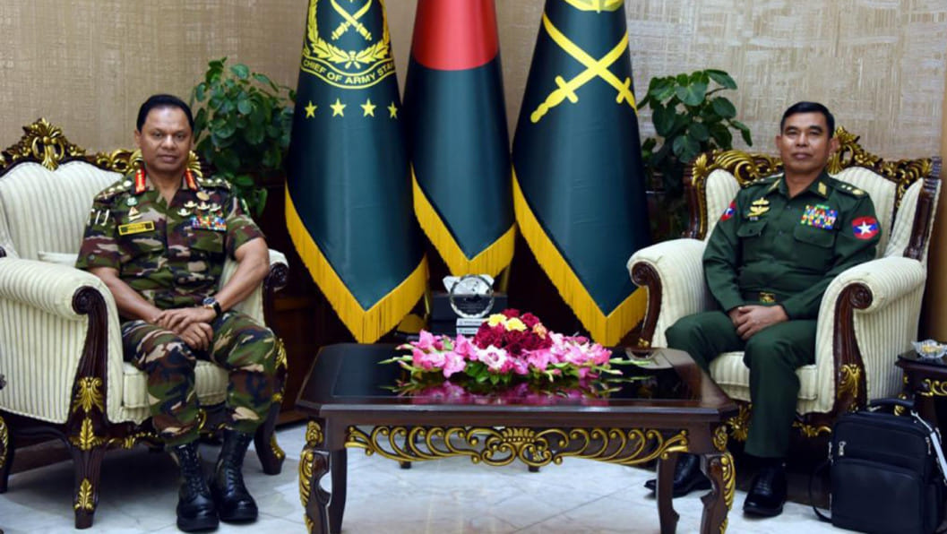 সেনাপ্রধানের সঙ্গে মিয়ানমার সেনাবাহিনীর প্রতিনিধি দলের সাক্ষাৎ । ডেইলি ...